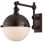 Stanley Wall Light by Hudson Valley Lighting | 1671-AGB