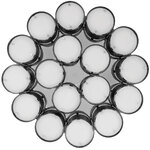 Opal Ceiling Light by Corbett Lighting | 393-26-SBK/SS | CRB1126791