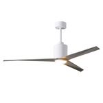 Eliza Ceiling Fan with Light by Matthews Fan Company | EKLK-BN-GA