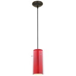 Glass n Glass Cylinder Cord Pendant Integrated LED by Access | 28033-4C ...