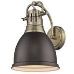 Duncan Wall Light by Golden Lighting | 3602-BA1 CH-SF