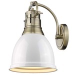 Duncan Wall Light by Golden Lighting | 3602-BA1 CH-SF