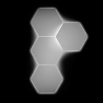 Tilt Hexa Wall Light by tossB | T84A2DWL