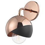 Emma Wall Light by Mitzi | H168101-AGB/BK