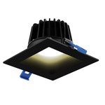 RGR 4IN Square Smooth Baffle Downlight by DALS Lighting | RGR4SQ-3K-BK