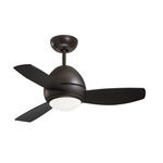 Curva Outdoor Ceiling Fan with Light by Emerson Ceiling Fans | CF244LWW