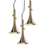 Baffo Multi Light Pendant by Italamp | 7025/SP-COMP.A-GLD | ILP870889