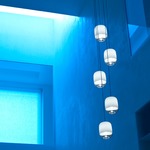 Gong Mini Multi Light Pendant with Round Canopy by Prandina USA ...