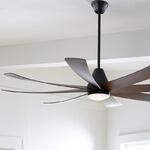 Kingston Indoor / Outdoor Ceiling Fan with Light by Visual Comfort Fan ...