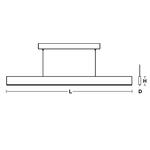 Stealth Linear Pendant by AFX | STHP0136LAJD1BK | AFX1126118
