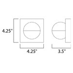 Alumilux Indoor/Outdoor Eyeball Wall Sconce by Et2 | E41326-SA