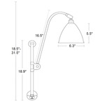 Bestlite BL5 Swing Arm Wall Sconce by Gubi | 10010162