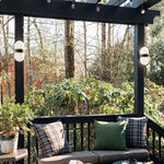 Capsule Outdoor Wall Light by Crystorama | CAP-8501-MK-TG | CRY592002