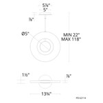 Cymbal Pendant by Modern Forms | PD-62114-AB | MFR1040851
