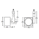 Box Pro Aim Fast Jack Head by PureEdge Lighting | FJ-BOX-3-BZ | EDG47860