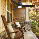Curva Outdoor Ceiling Fan with Light by Emerson Ceiling Fans | CF244LWW
