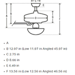 Piston Ceiling Fan with Light by Hunter Fan | HUN-59195
