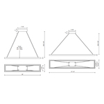 Piazza Linear Pendant by Kuzco Lighting | PD88530-BK | KZC1087254
