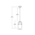 Lakeland Mini Pendant by Elk Lighting | 21181/1