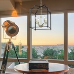 Leighton Pendant by Golden Lighting | 8401-3P PW-BLK | GLD584156