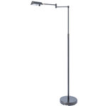Pharma Swing Arm LED Floor Lamp - Overstock by Lite Source Inc. | LS-960LED/DBRZ | LIT858259