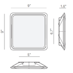 Illusion Wall / Ceiling Light by Luceplan USA | 1D800A000502