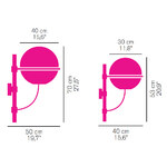 Lyndon Outdoor Wall Light by Oluce Srl | OL-LYNDON-160-BL | OLC360382