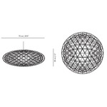 Raimond Zafu LED Suspension by Moooi | ULMOLLEDZ75A