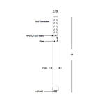 TW2-15 Outdoor Path Light 12V by SPJ Lighting | TW215B1.5W10527K815V