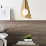 Orbel Pyramid Grande Pendant by Tech Lighting | 700TDOBLPGB-LED930