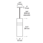 Manette Grande Pendant by Tech Lighting | 700TDMANGPTKTKSS-LED | TLG182763