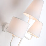 Tria Wall Sconce by FOC Lighting | AL-63021-WHTFAB | ALE1012728