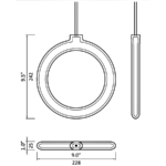 Oxygen Pendant by Two Parts | OXY-CW-27-1 | TWO901732