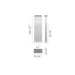 Slim Thirteen Light Pendant by Vibia | 0937-04/12