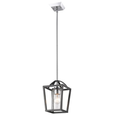 Mercer Pendant by Golden Lighting | 4309-3P BLK-SD