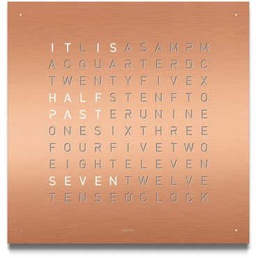 Qlocktwo 180 Wall Clock Special Edition by Qlocktwo by Biegert & Funk ...