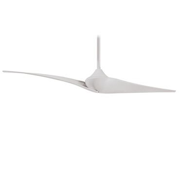 Light Wave Ceiling Fan with Light by Minka Aire | F844-WH | MKA194770