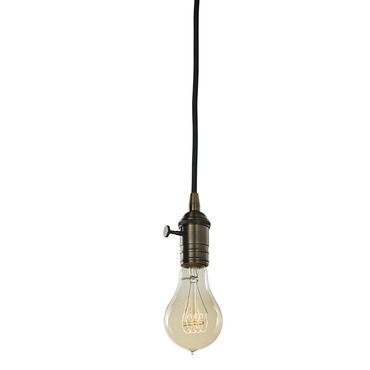 Mini Pendant with ST18 Med Base Filament Bulb by Bulbrite | 810100 ...