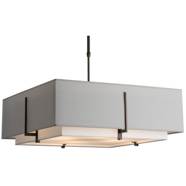 Exos Rectangular Double Shade Pendant by Hubbardton Forge | 139640-1193 ...