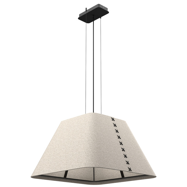 BuzziShade Square Pendant by BuzziSpace | BZSQU-BK-63-BK | BZZ1005087