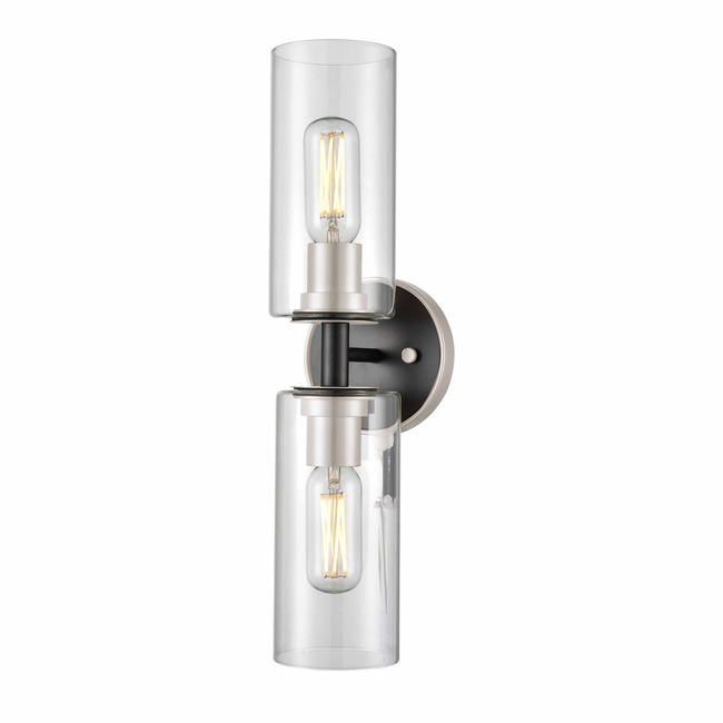 Barker Bathroom Vanity Light by DVI Lighting | DVP24722SN+GR-CL ...