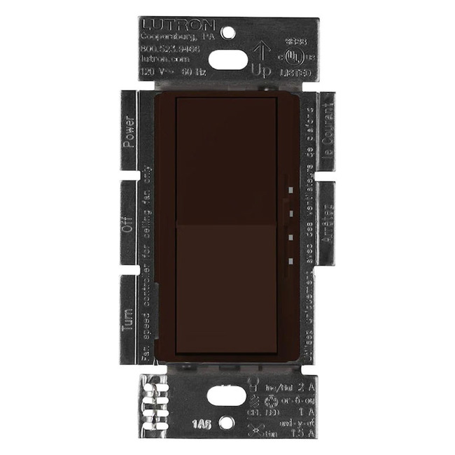 Diva Light Switch / 3-Speed Fan Control by Lutron | DVFSQ-LF-BR ...