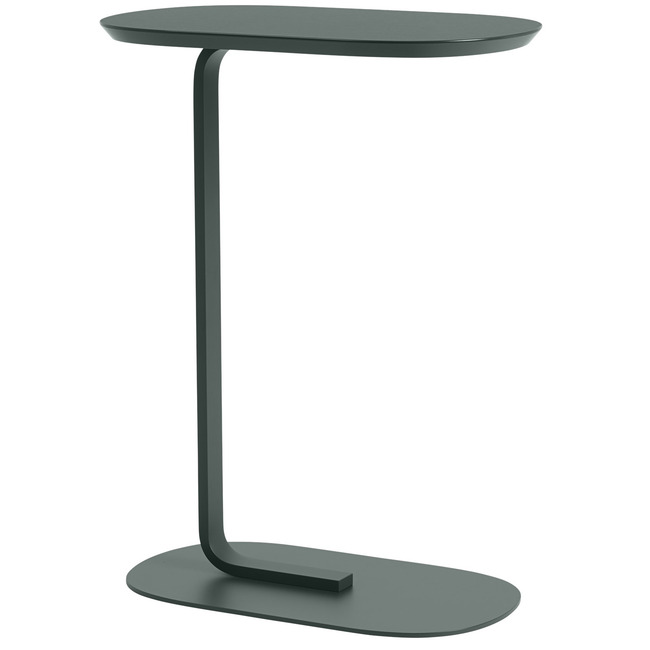 Relate Side Table by Muuto | MRELST29-DKGN-DKGN | MUU1065346