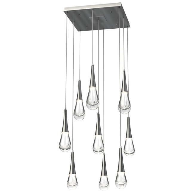 Raindrop Waterfall Square Multi Light Pendant by Hammerton Studio ...
