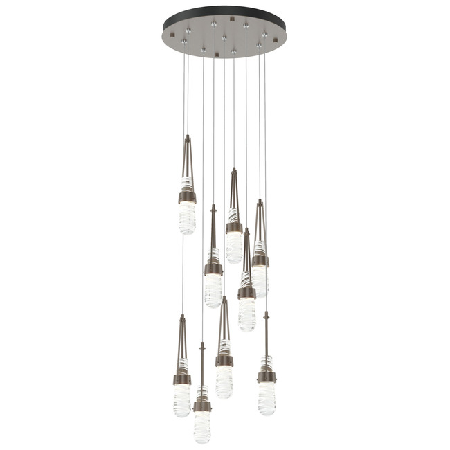 Link Round Multi Light Pendant by Hubbardton Forge | 131100-1001 ...