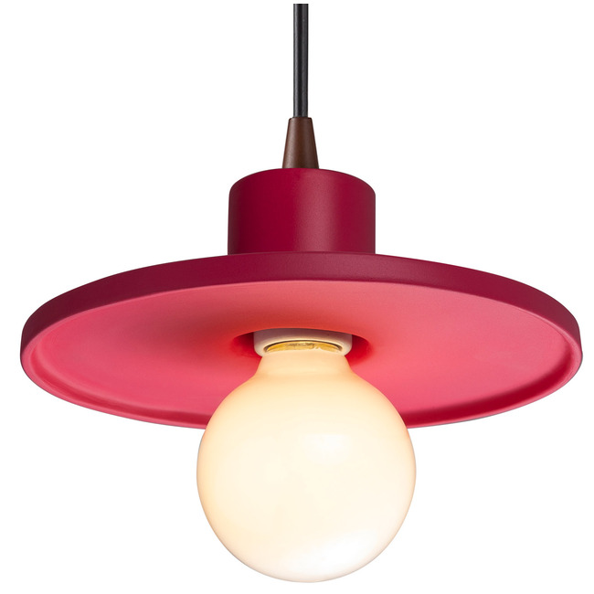 Ceramic Saucer Pendant by Justice Design | CER-6325-WHT-DBRZ-BKCD ...