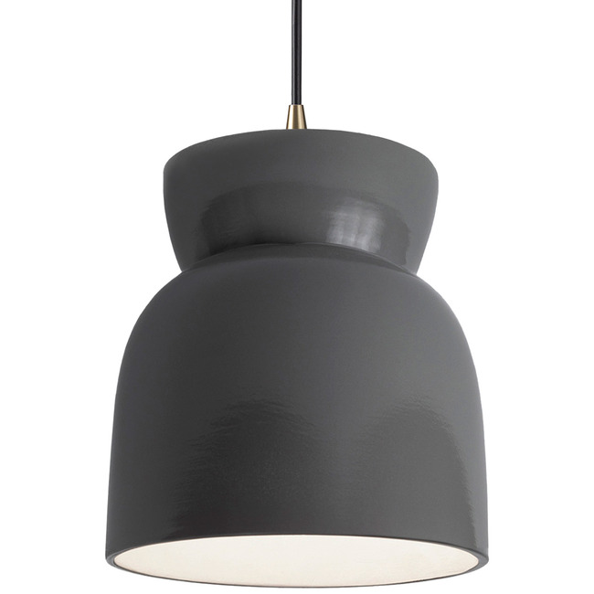 Ceramic Hourglass Pendant by Justice Design | CER-6515-STOS-ABRS-BKCD ...