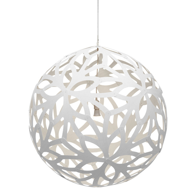 Floral Pendant by David Trubridge | FLO-0400-WHI-WHI-SEM-ASM | DTR920196