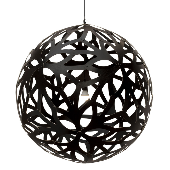 Floral Pendant by David Trubridge | FLO-1600-BLK-BLK-ASM-PAK | DTR1120817