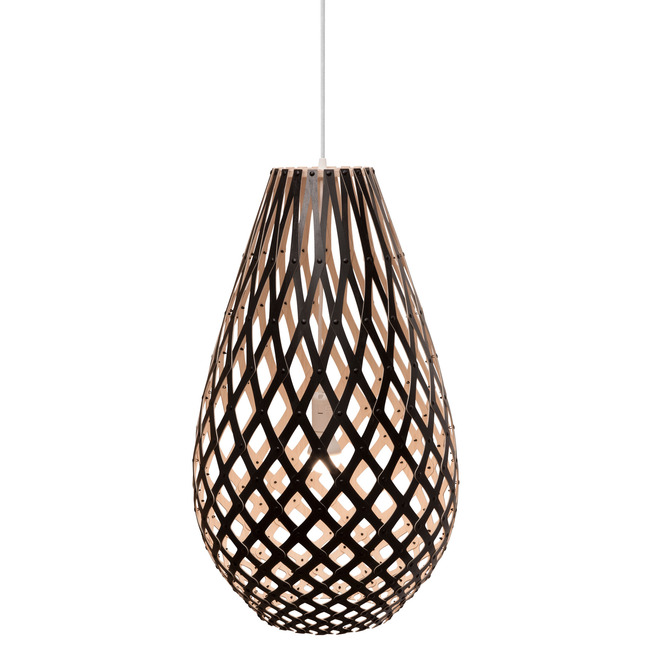 Koura Pendant by David Trubridge | KOU-1000-BLK-BMB-ASM-PAK | DTR1121504